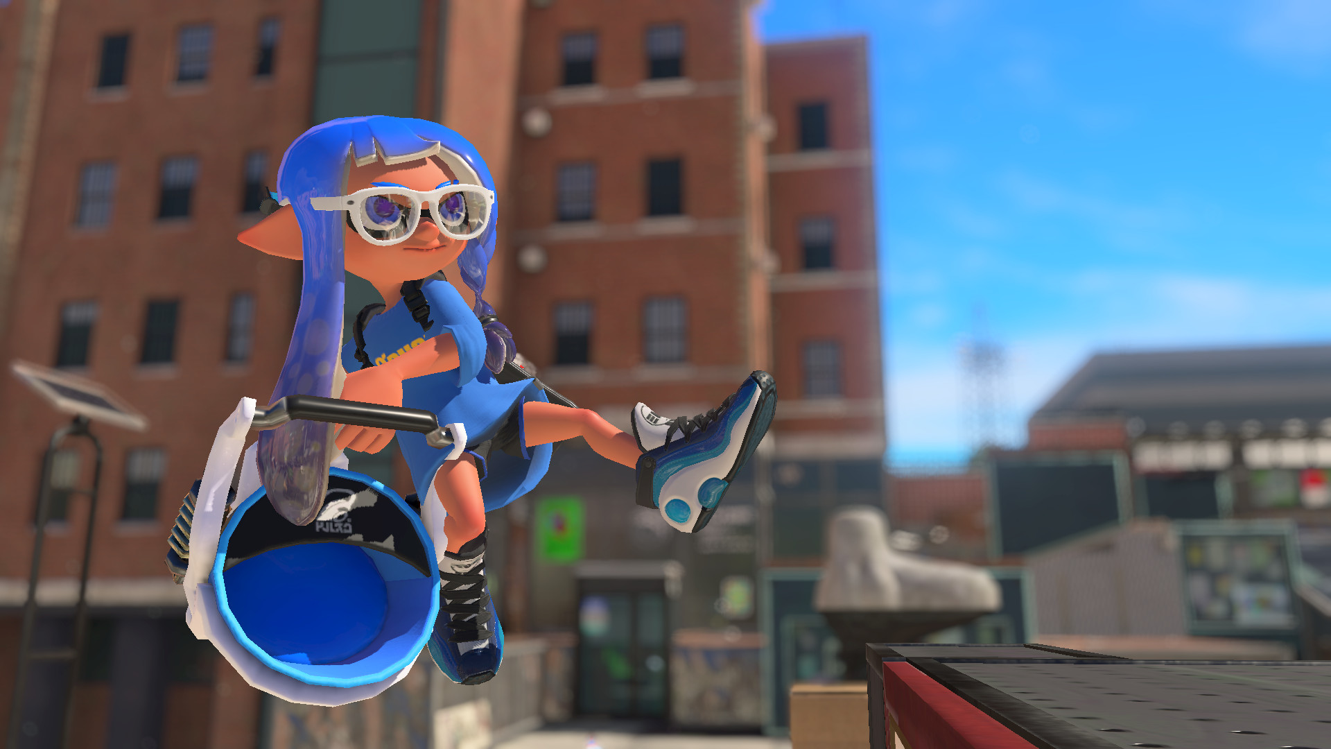 Sky Blue Slosher Mod for Splatoon 3 | Splatoon 3 Mods