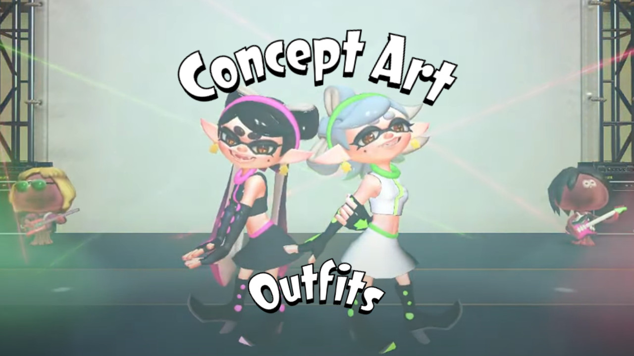 Concept Art Squid Sisters Mod for Splatoon 3 | Splatoon 3 Mods