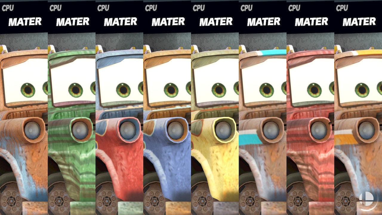 Mater - Cars Mod for Super Smash Bros. Ultimate | SSBU Mods