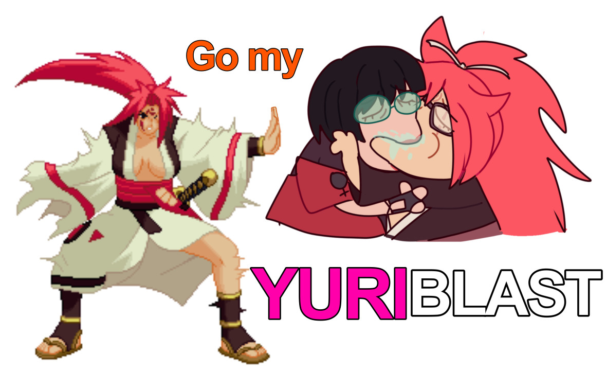 Baiken and Ino kisssing over Baku Mod for Guilty Gear XX Accent Core ...