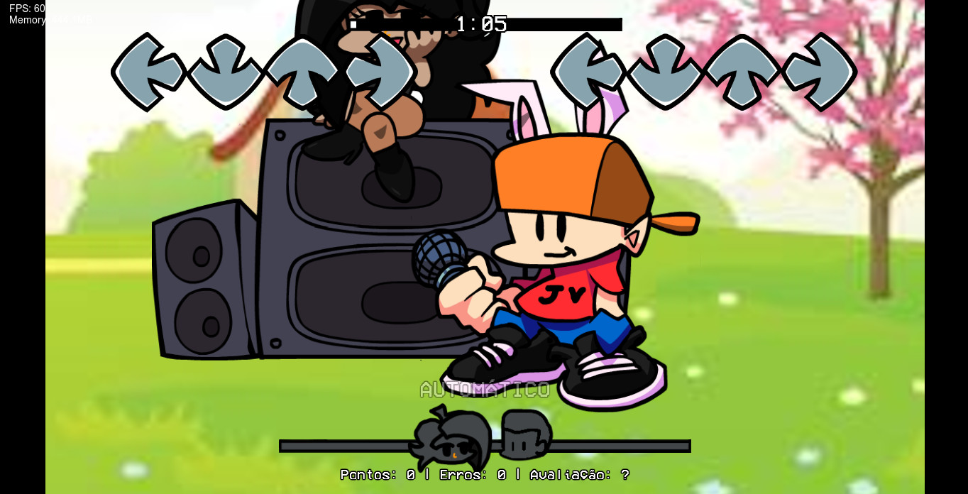 João Vitor (Me) With Bunny Cap + FLA Mod for Friday Night Funkin' | FNF ...