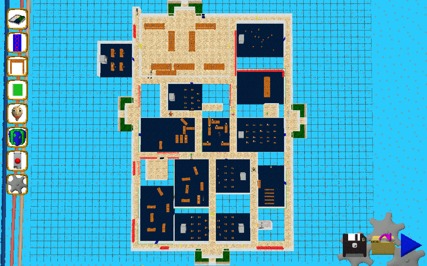 Baldi's demo school(LEVEL EDITOR) Mod for Baldi's Basics | Baldi Mods