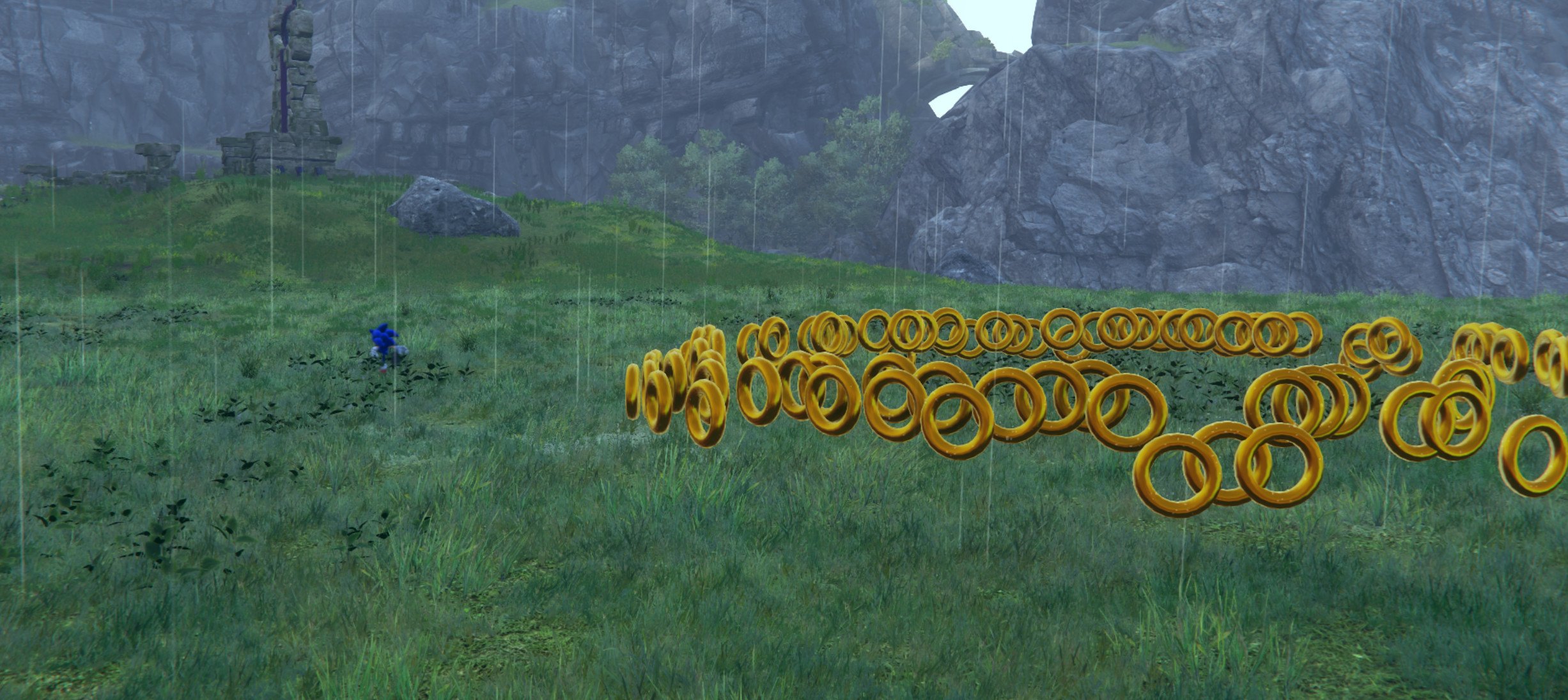 Bigger Cyloop Ring Drop. Mod for Sonic Frontiers | Frontiers Mods