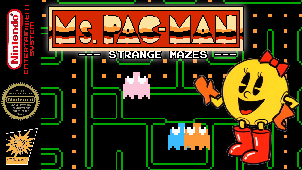 Ms. Pac Man - Strange Mazes Mod for Ms. Pac-Man | MsPacMan Mods