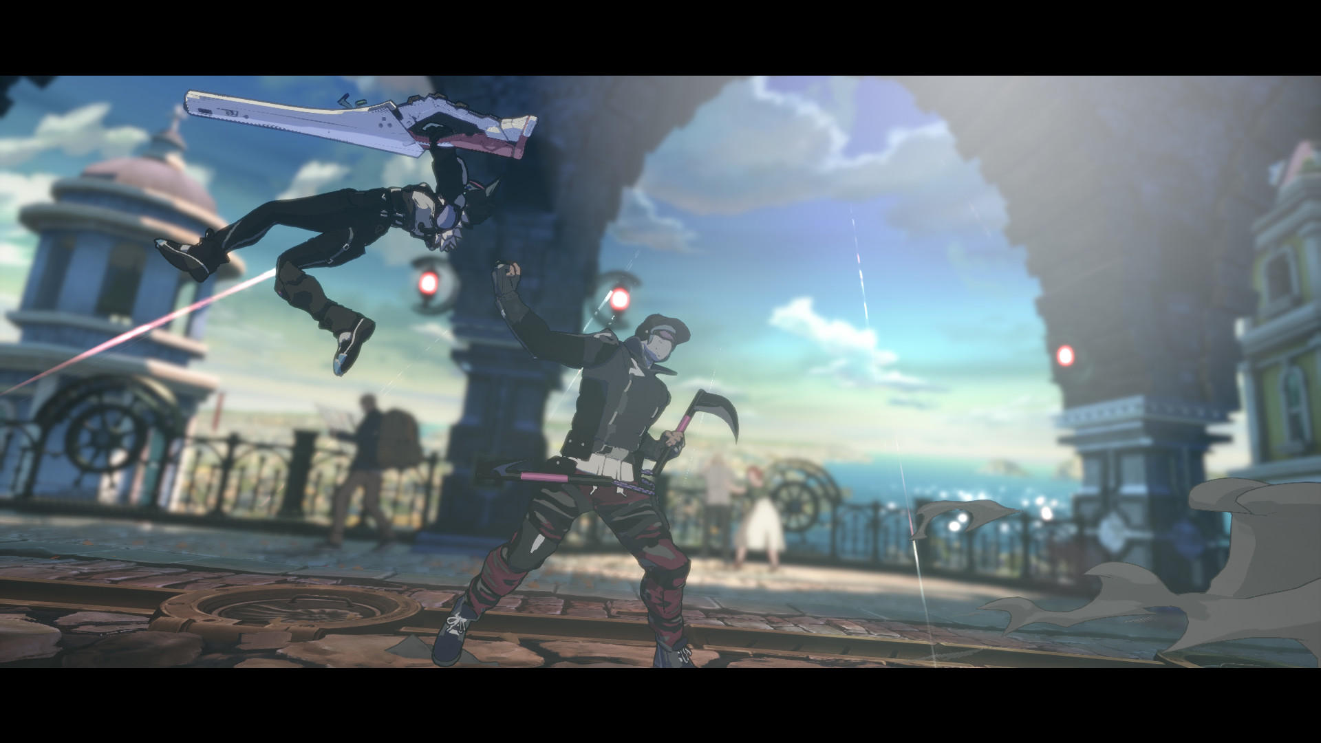 Gage (Fortnite) over Axl Low Mod for GUILTY GEAR -STRIVE- | GGST Mods