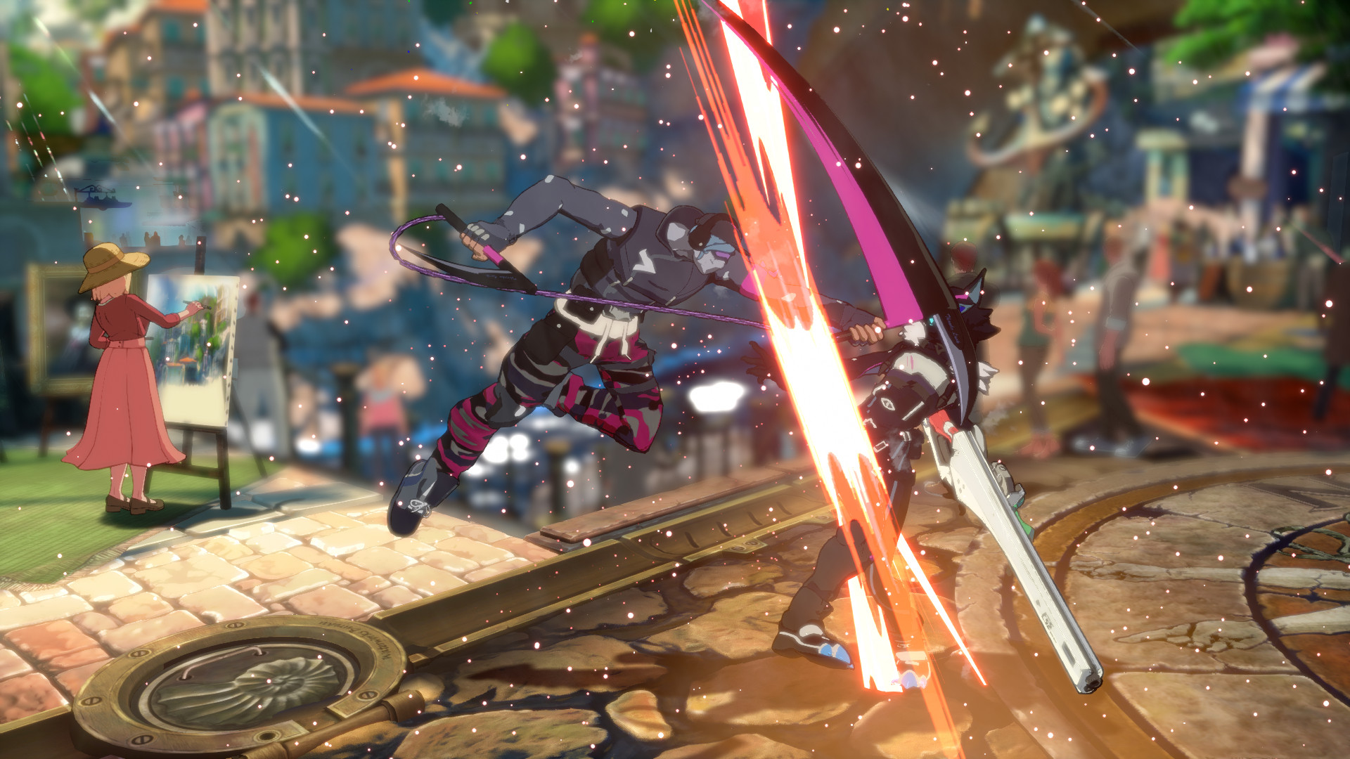 Gage (Fortnite) over Axl Low Mod for GUILTY GEAR -STRIVE- | GGST Mods