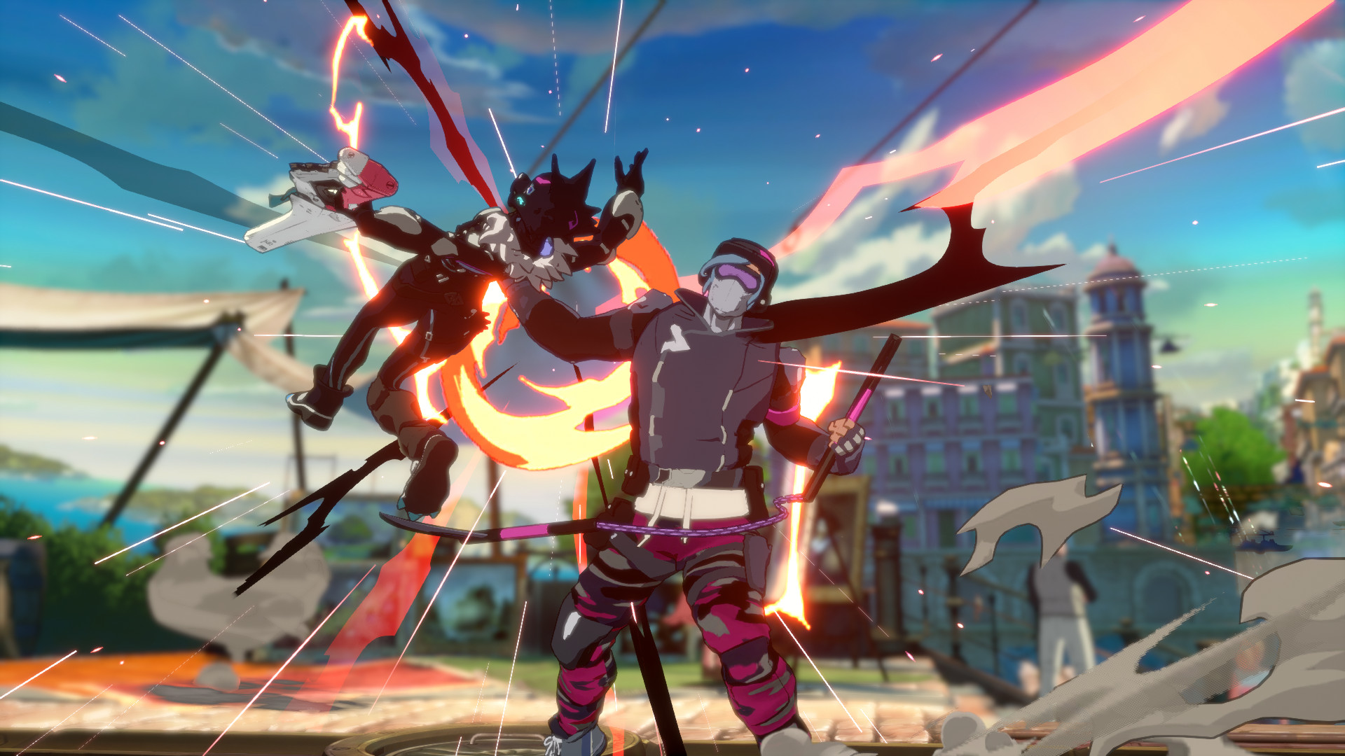 Gage (Fortnite) over Axl Low Mod for GUILTY GEAR -STRIVE- | GGST Mods