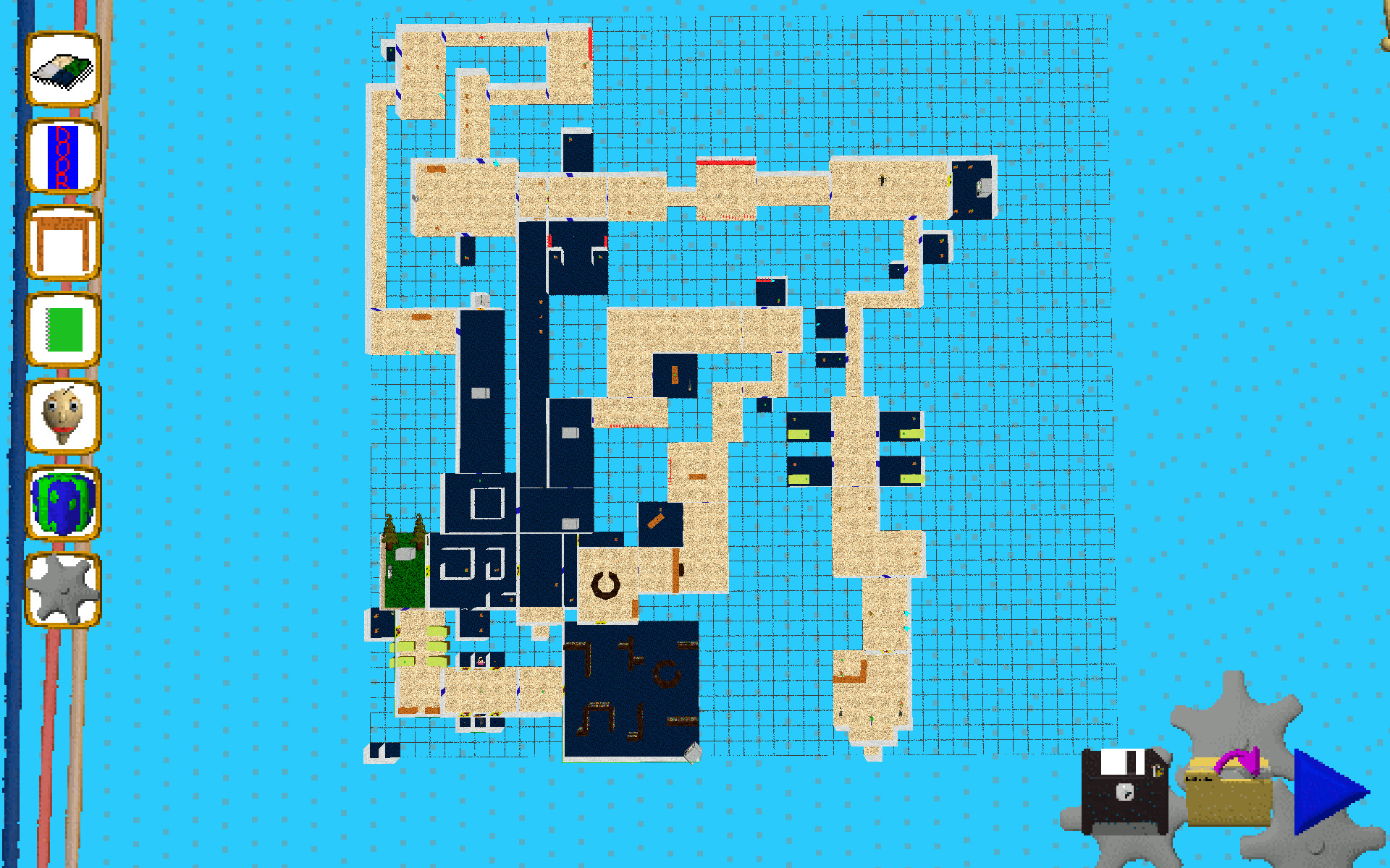 (0.14.X) Roblox Doors Map in BB+ Mod for Baldi's Basics | Baldi Mods
