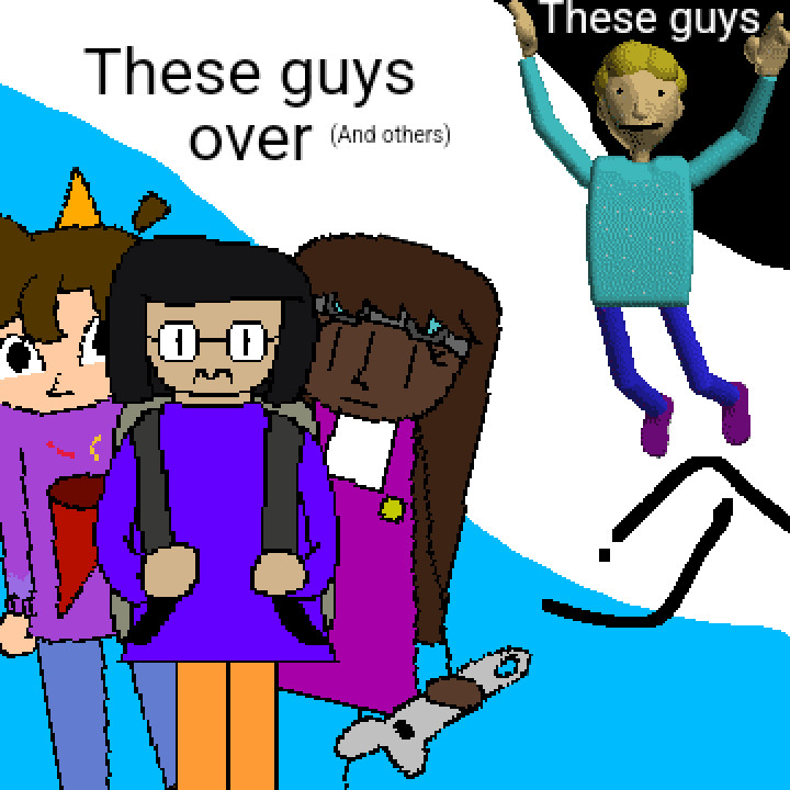 Playable characters over Students Mod for Baldi's Basics | Baldi Mods