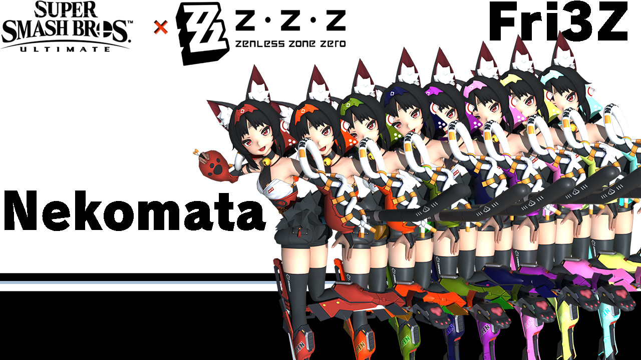 Nekomata (8 slots) Mod for Super Smash Bros. Ultimate | SSBU Mods