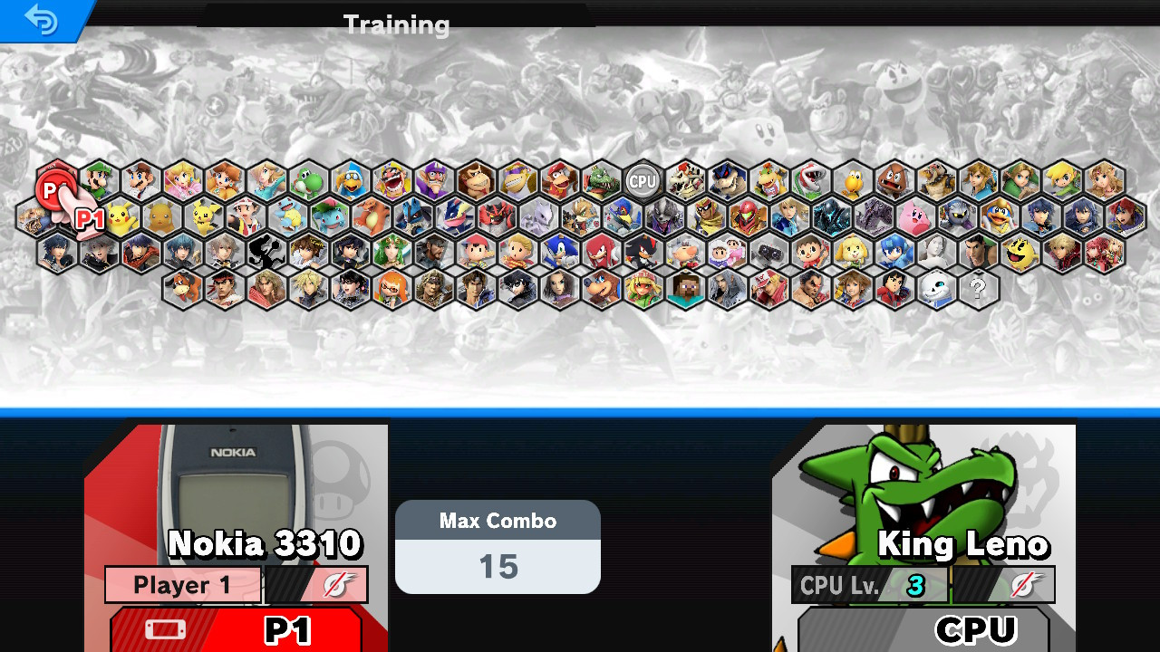 Nokia 3310 Skin (UI+Voice) Mod for Super Smash Bros. Ultimate | SSBU Mods