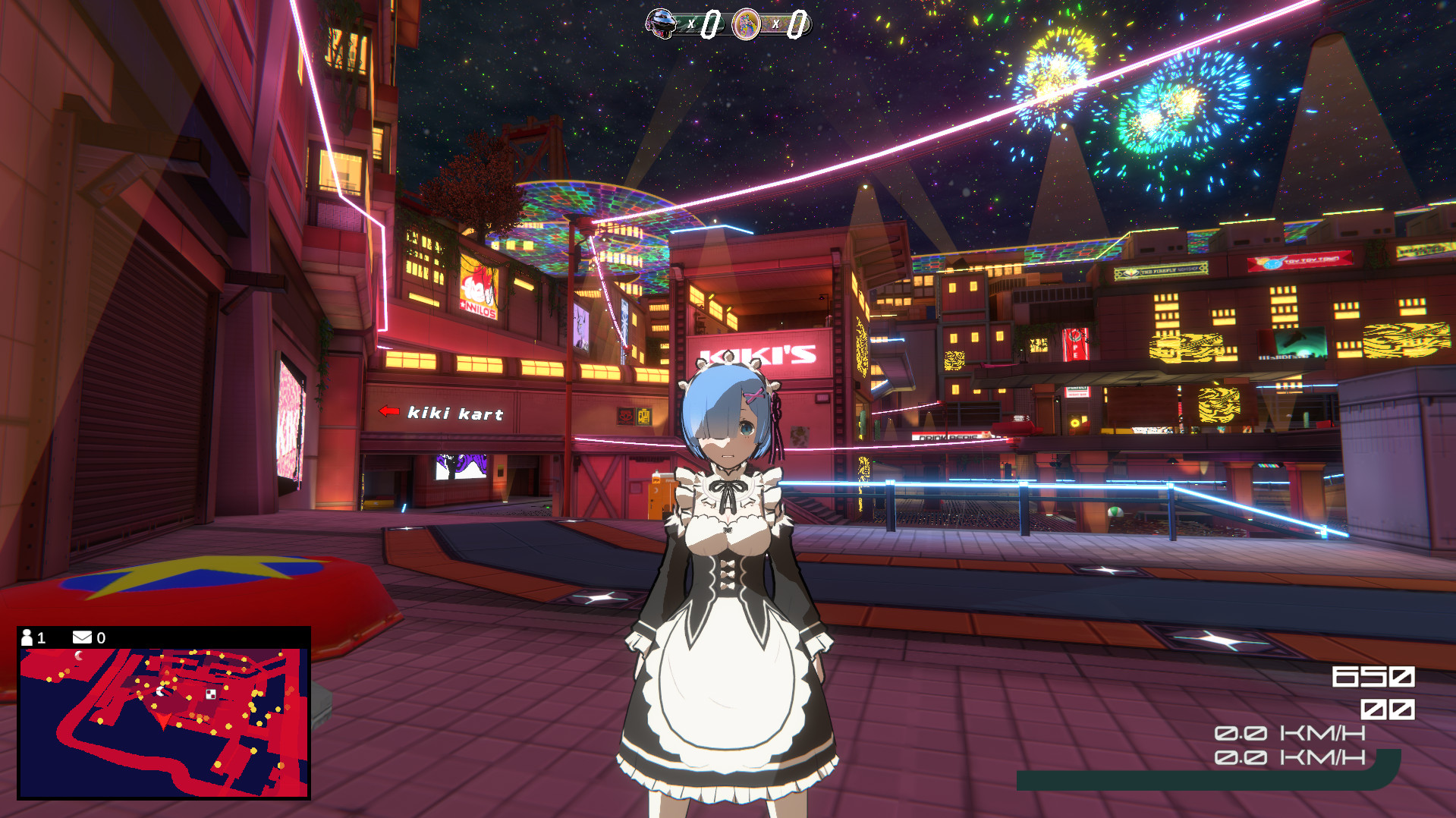 Rem (Re:Zero) Mod for Bomb Rush Cyberfunk | BRC Mods