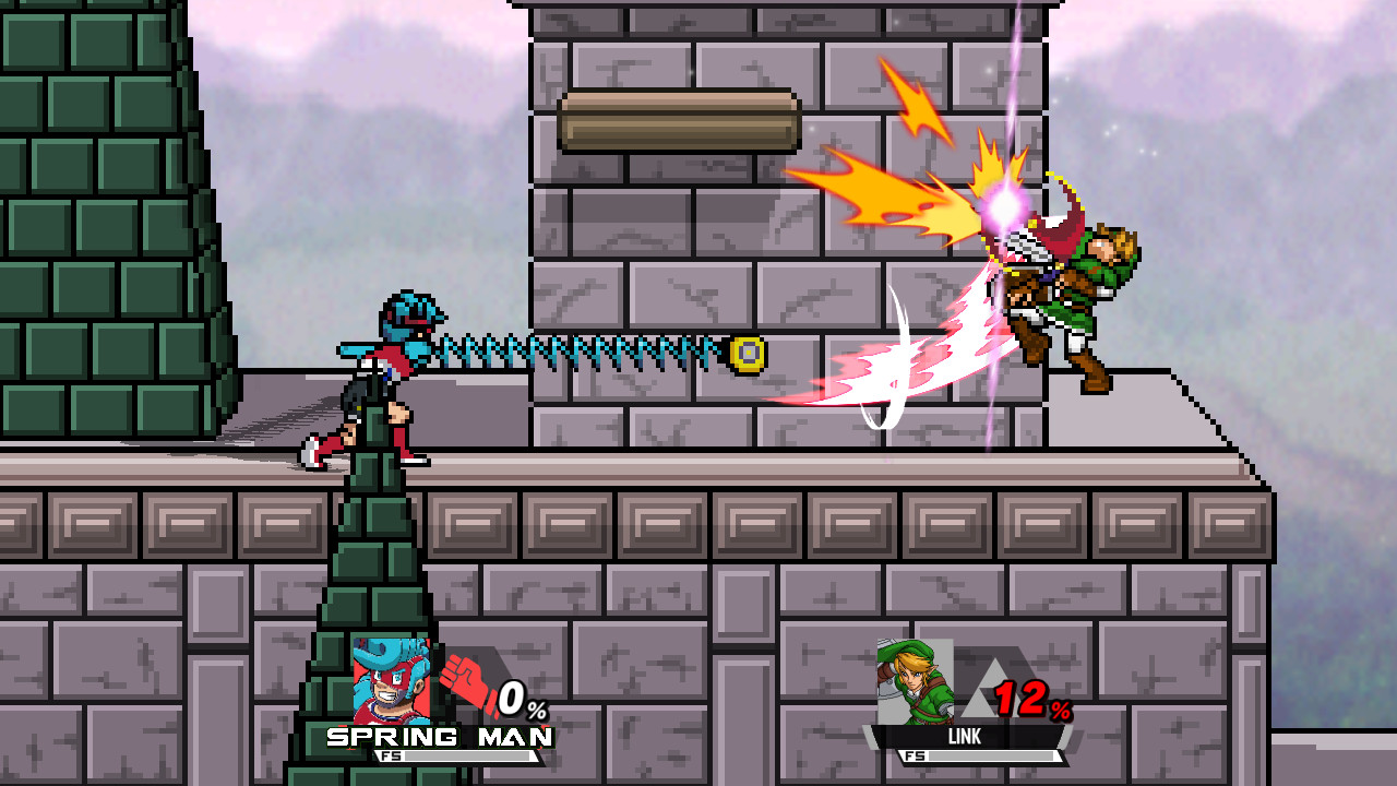 Spring Man - The Bouncer (CMC+8/SSBC 0.9.5) Mod for Super Smash Bros ...