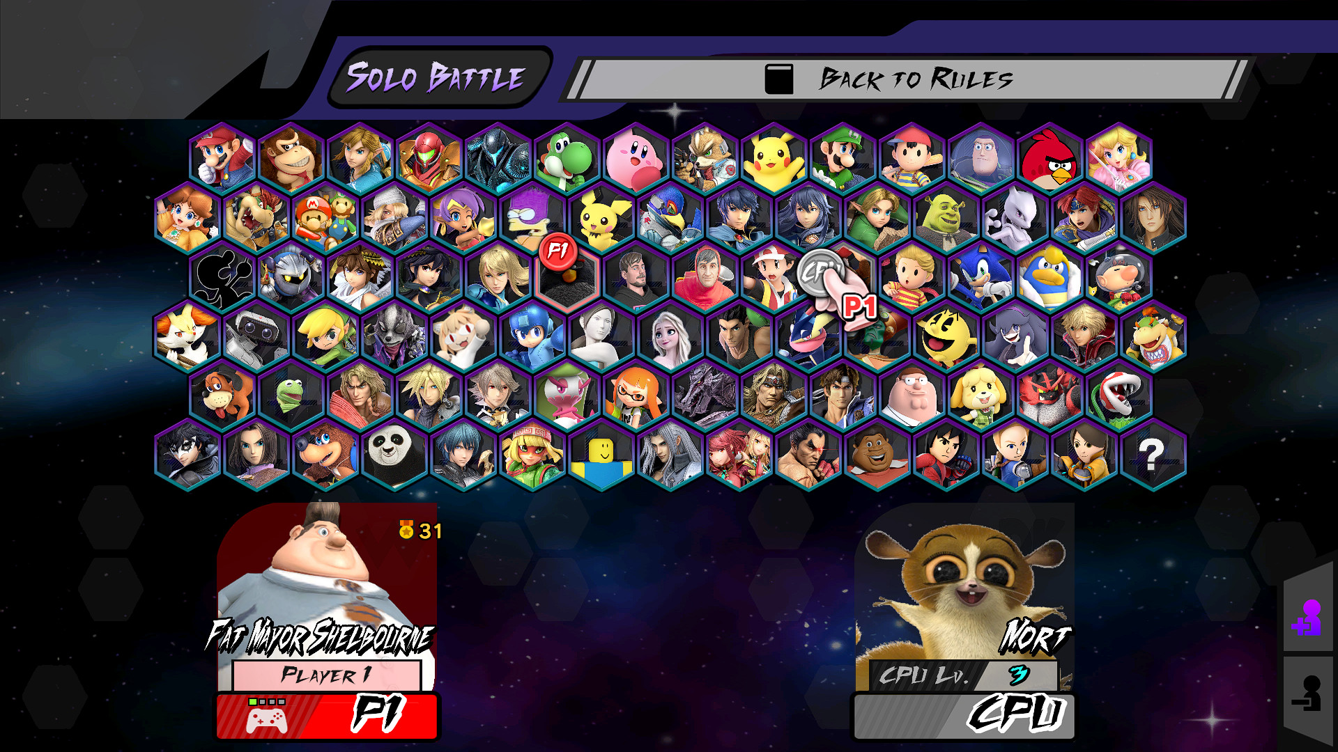 Mayor Shelbourne (Fat) Mod for Super Smash Bros. Ultimate | SSBU Mods