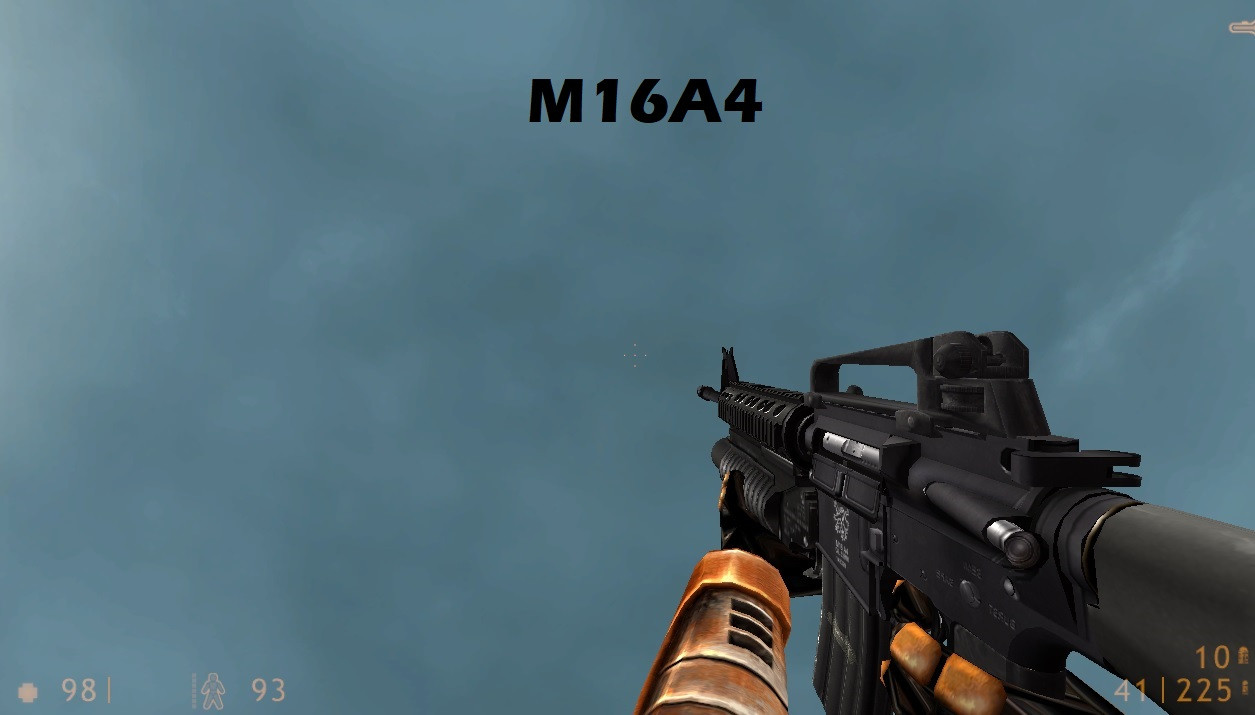 M16A4 with Iron Sight / Aimpoint Mod for Half-Life: Source | HL:S Mods