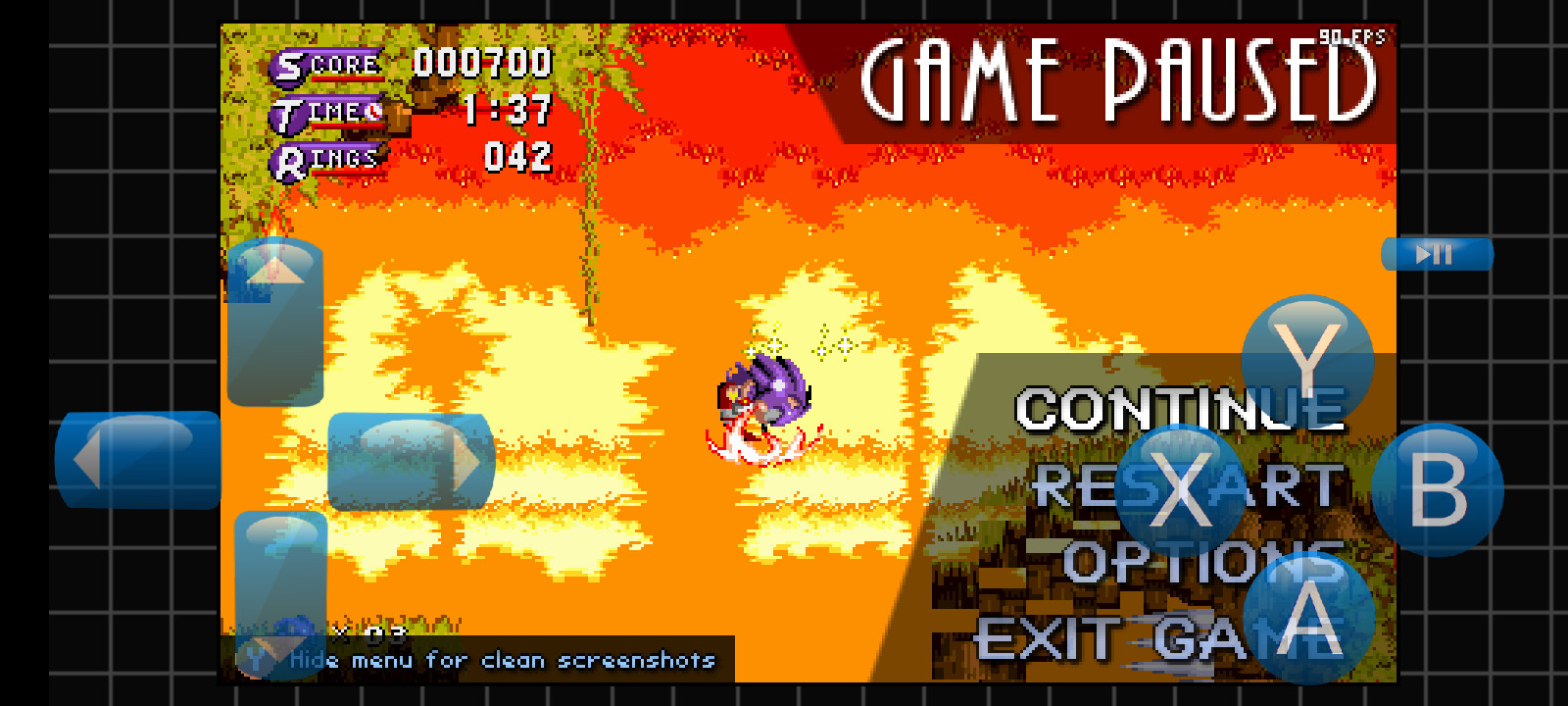 Juani12ok's Frutiger Aero-styled Touch Overlay Mod for Sonic 3 A.I.R ...