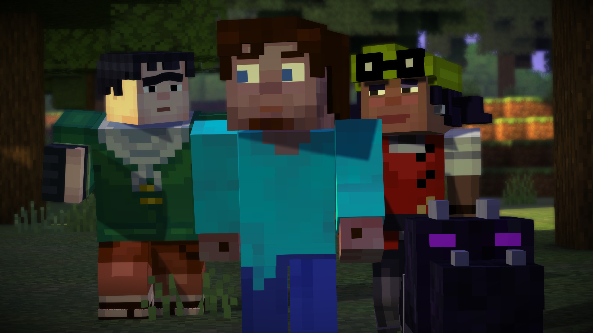 Steve skin for Jessie Mod for Minecraft: Story Mode | M:SM Mods