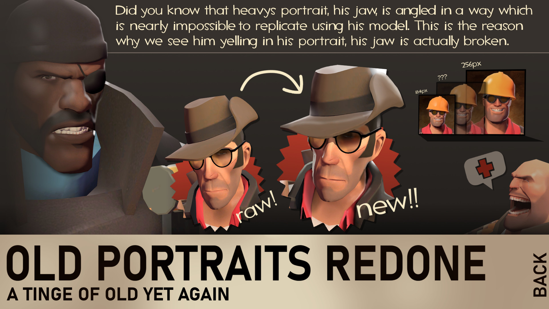 Old Portraits Redone Mod for Team Fortress 2 | TF2 Mods