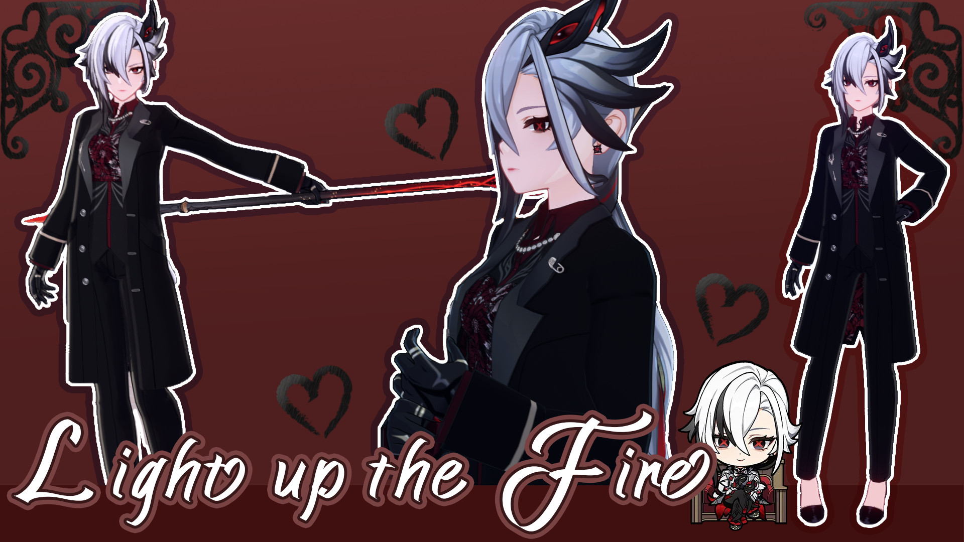 Light up the Fire Arlecchino Mod for Genshin Impact | GI Mods