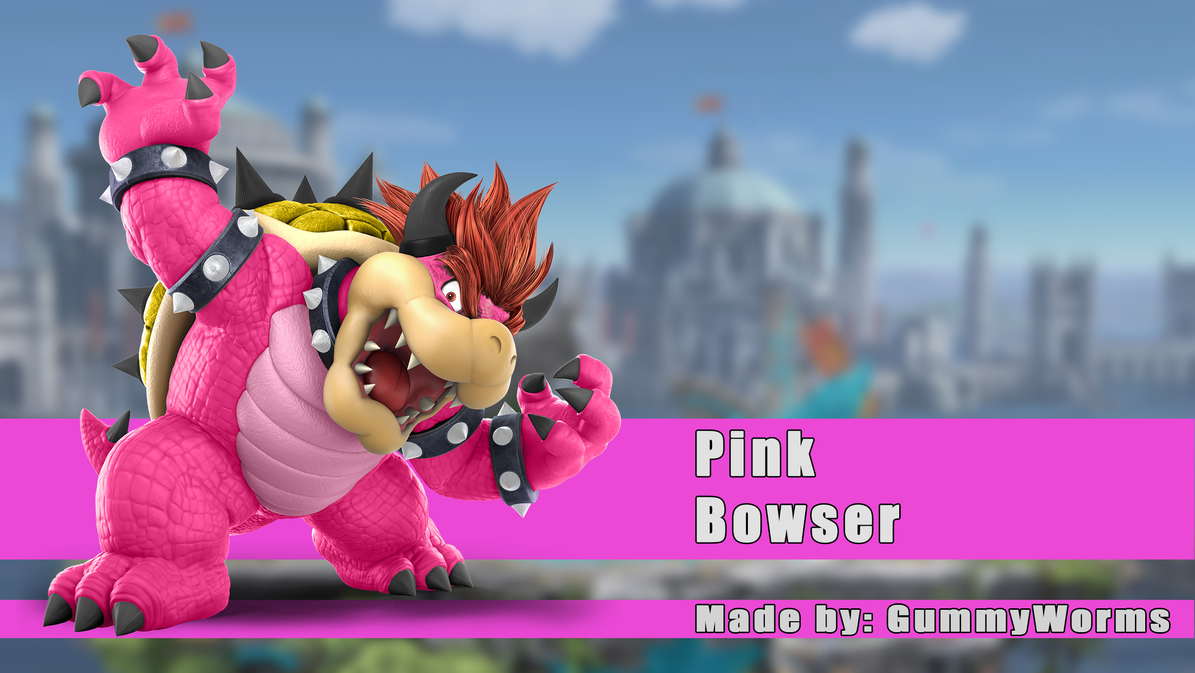 Pink Bowser Mod for Super Smash Bros. Ultimate | SSBU Mods