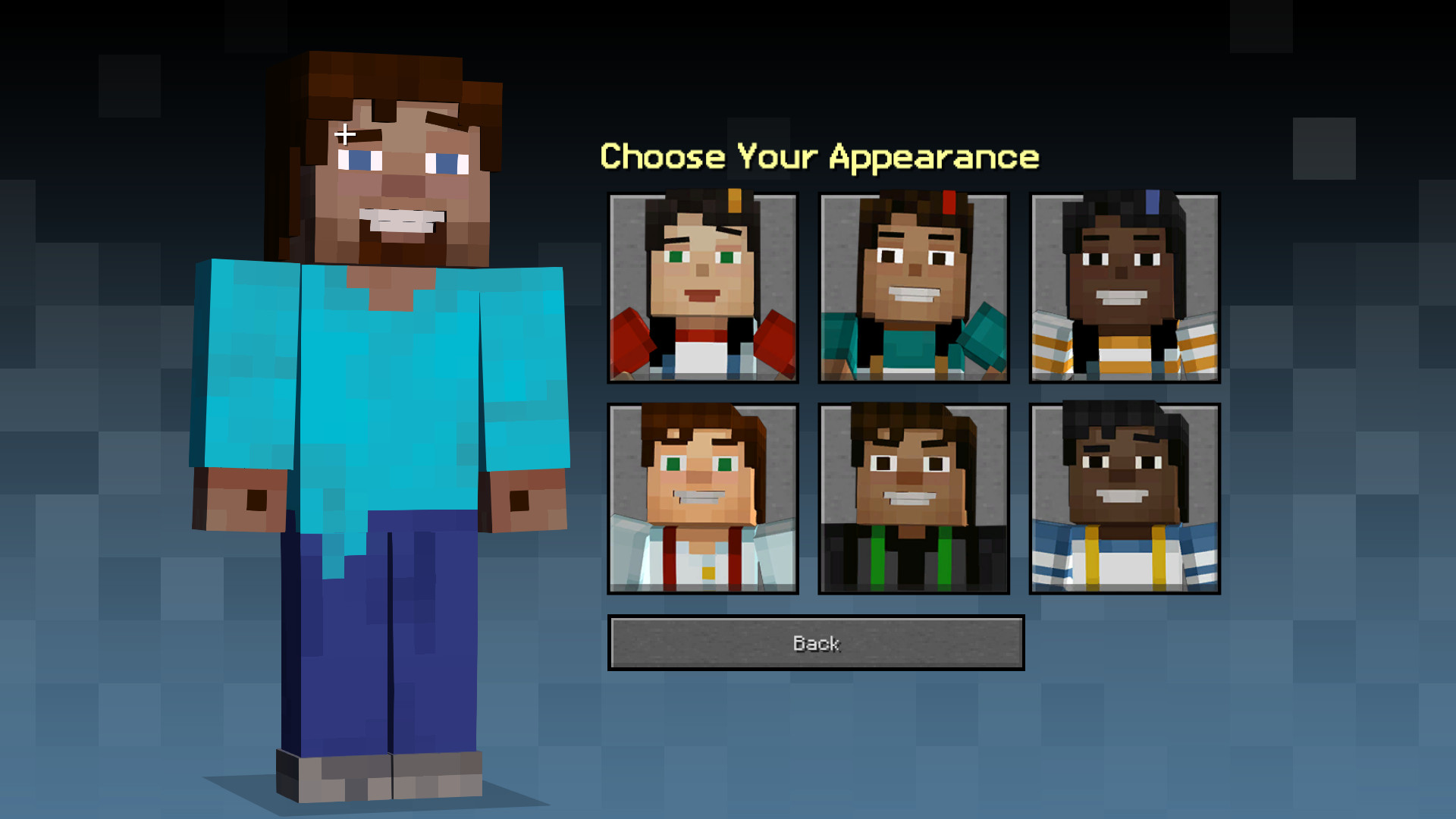 Steve skin for Jessie Mod for Minecraft: Story Mode | M:SM Mods