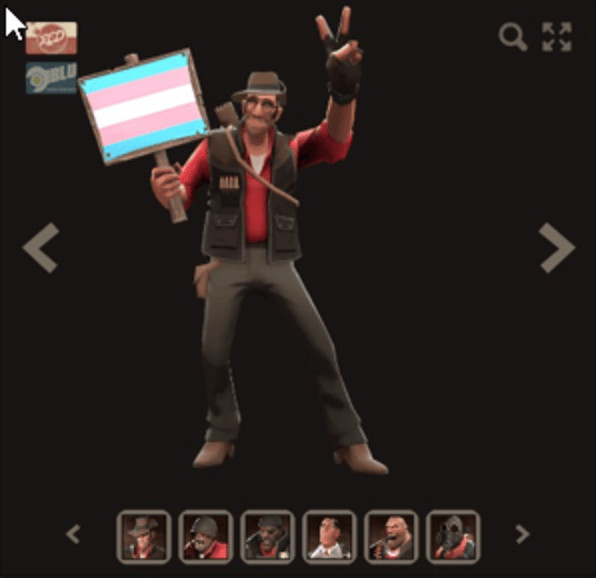 trans peace taunt Mod for Team Fortress 2 | TF2 Mods