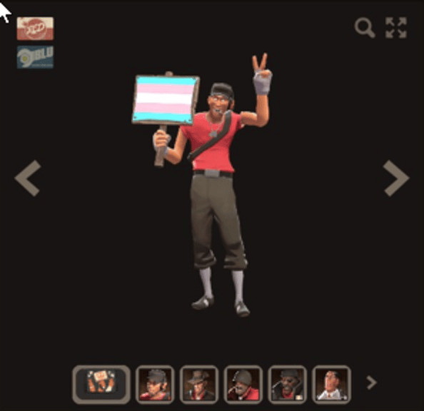 trans peace taunt Mod for Team Fortress 2 | TF2 Mods