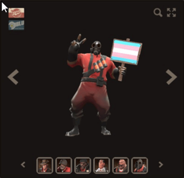 trans peace taunt Mod for Team Fortress 2 | TF2 Mods