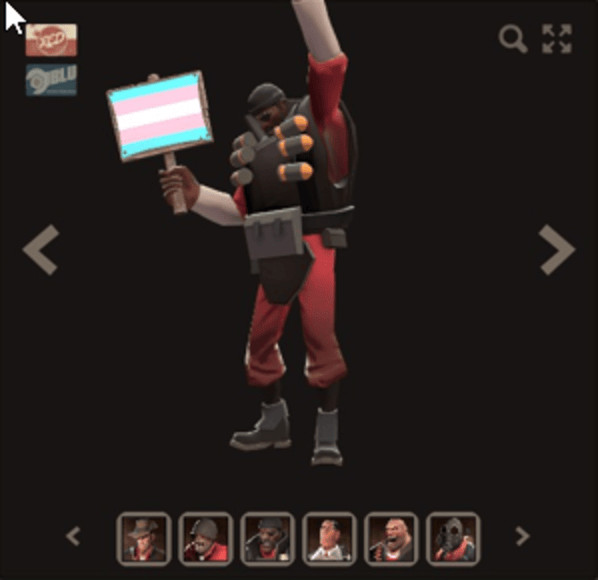 trans peace taunt Mod for Team Fortress 2 | TF2 Mods