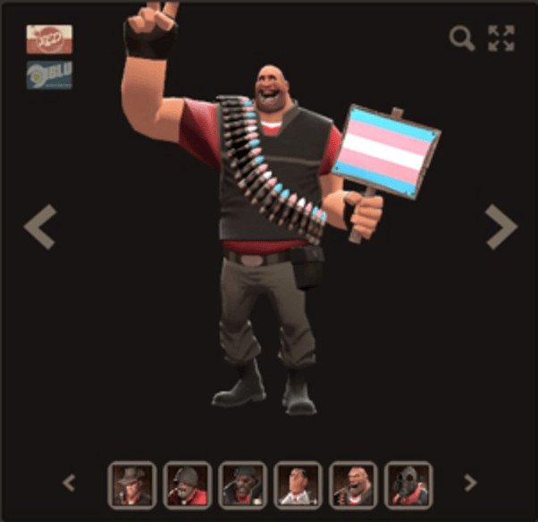 trans peace taunt Mod for Team Fortress 2 | TF2 Mods