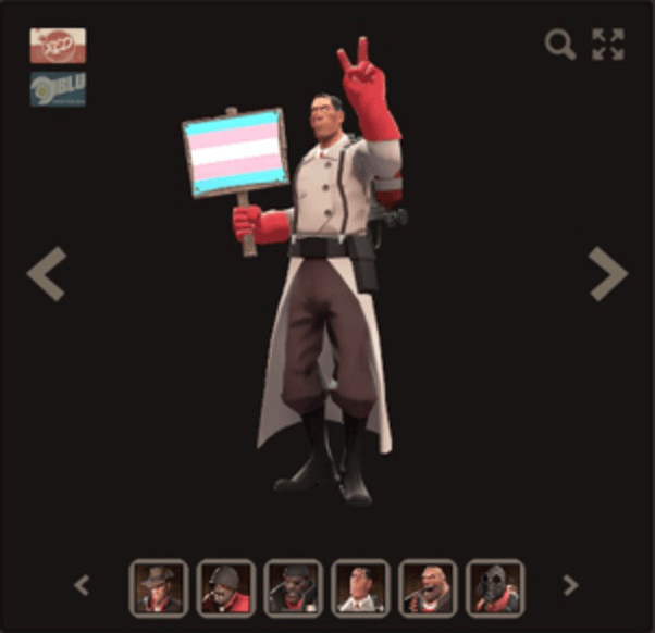 trans peace taunt Mod for Team Fortress 2 | TF2 Mods