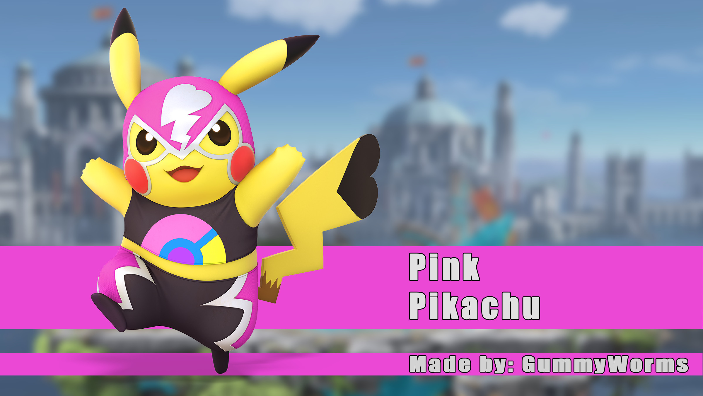 Pink Pikachu Mod for Super Smash Bros. Ultimate | SSBU Mods