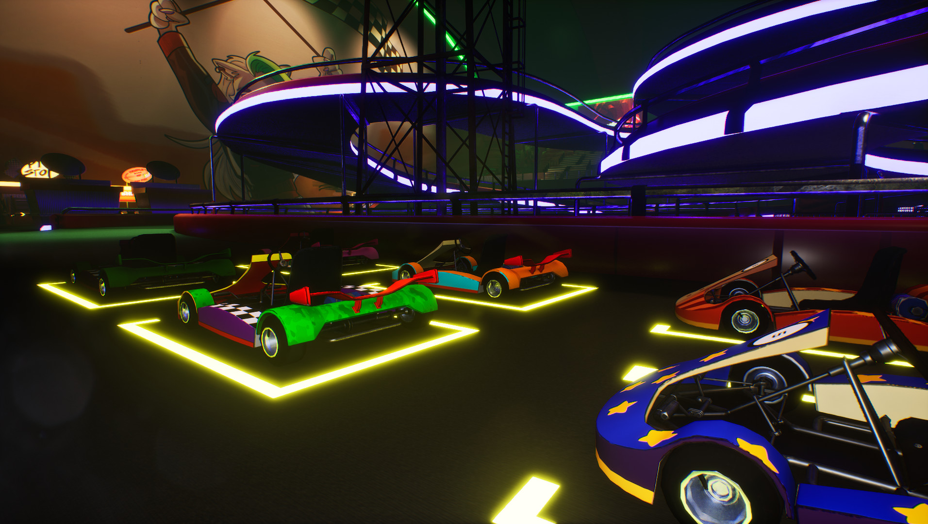 roxy raceway clean area Mod for Five Nights at Freddy's Security Breach ...