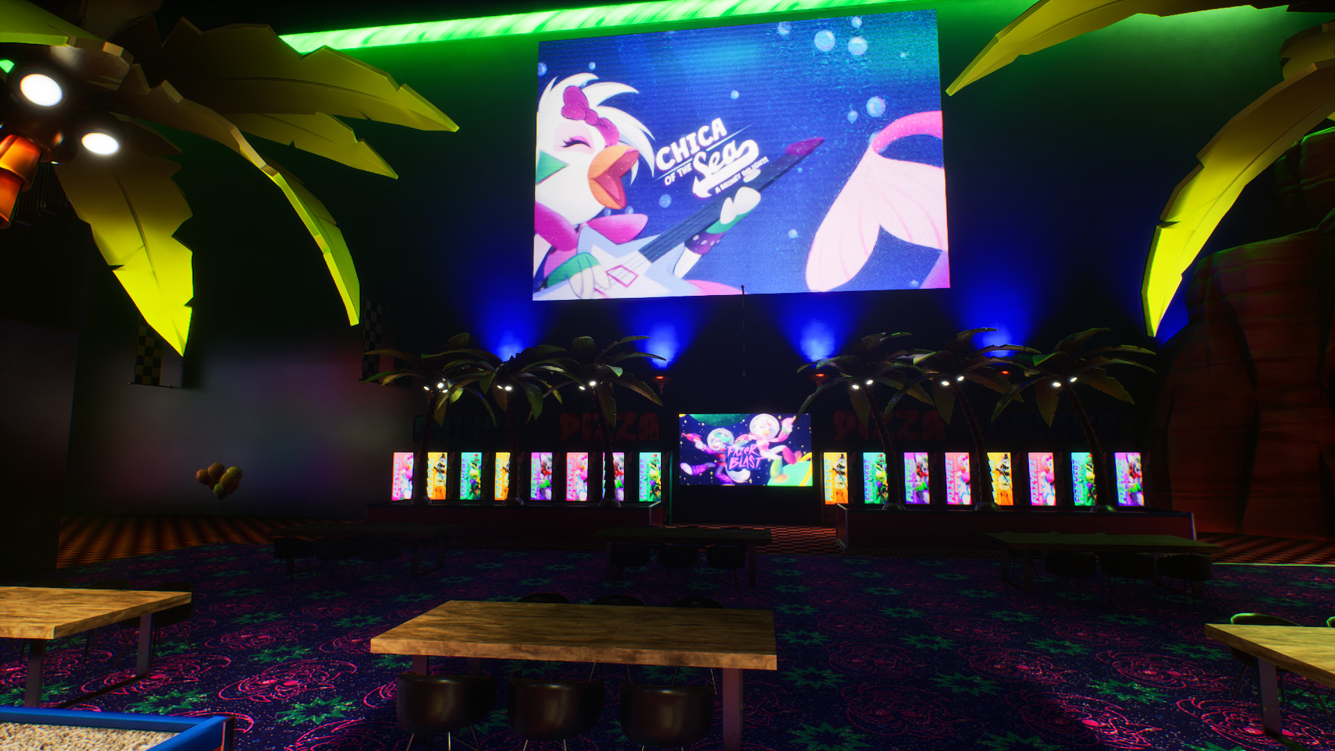 roxy raceway clean area Mod for Five Nights at Freddy's Security Breach ...