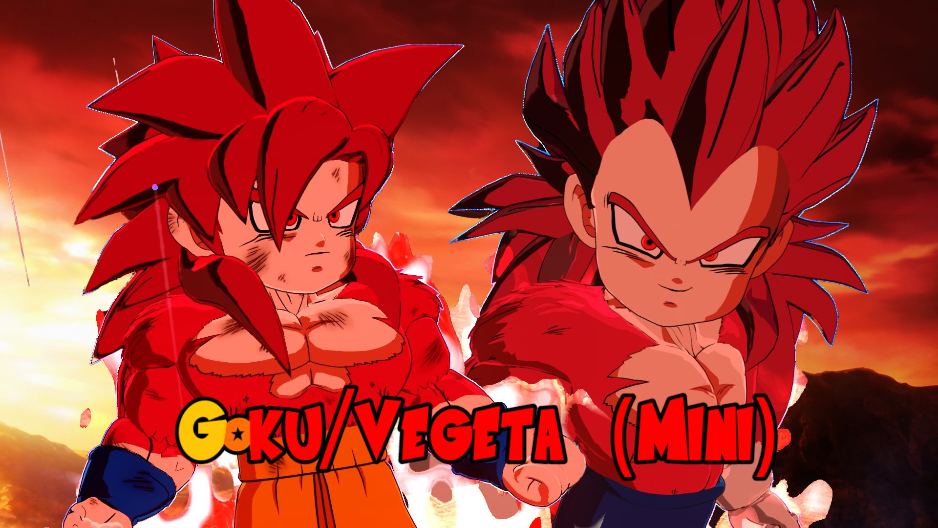 Goku/Vegeta (Mini) (Super Saiyajin 4) Mod for Dragon Ball: Sparking ...
