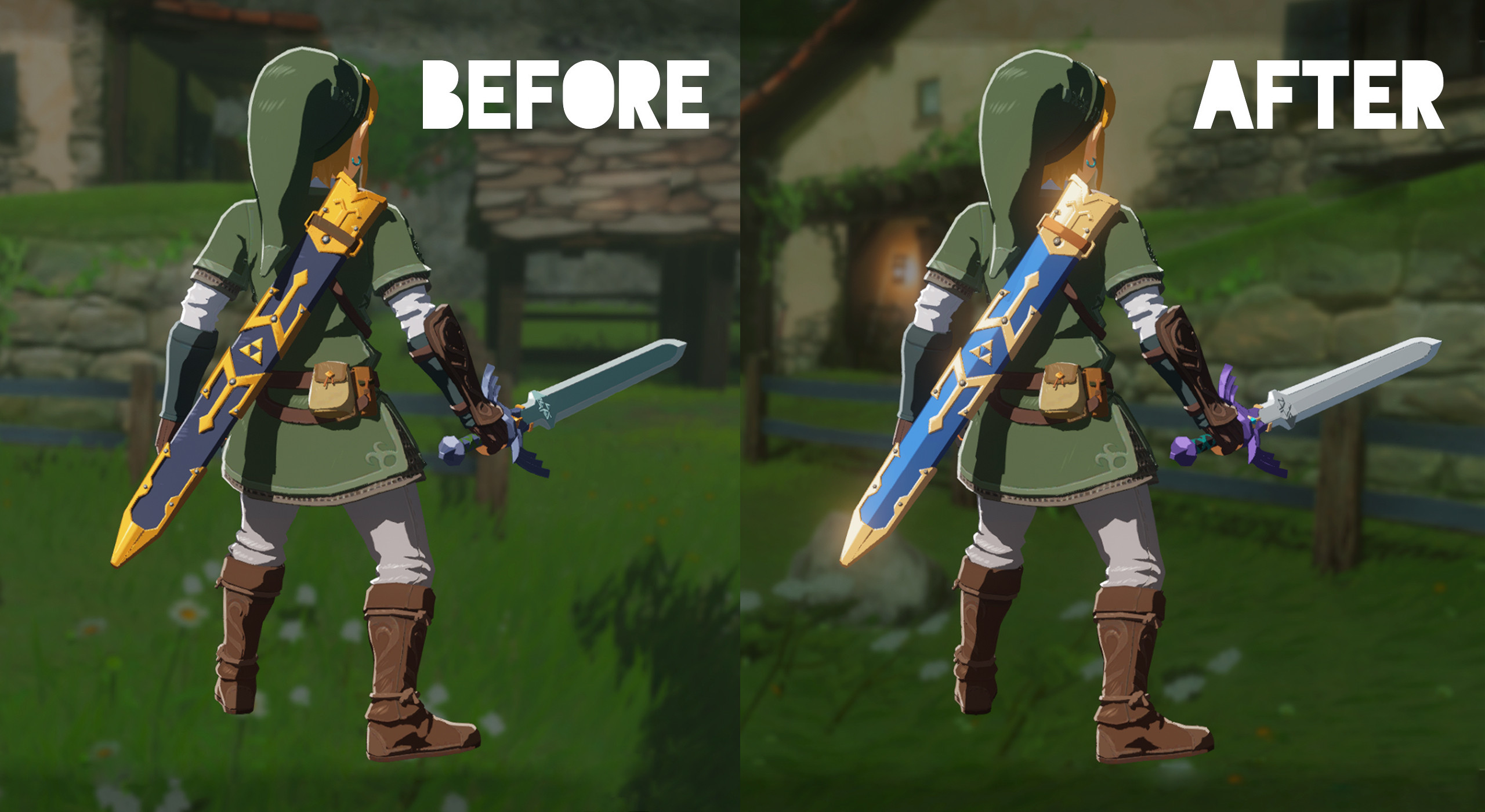 Master Sword with Fi's colors and light glow. Mod for The Legend of ...