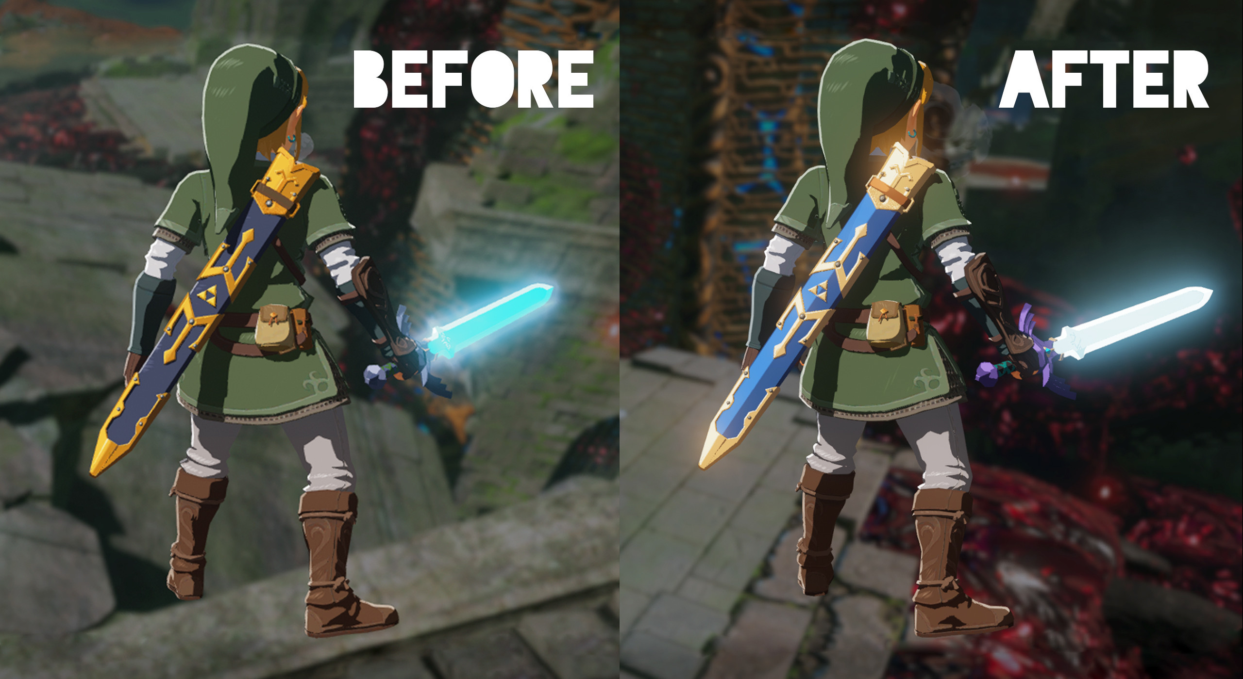 Master Sword with Fi's colors and light glow. Mod for The Legend of ...