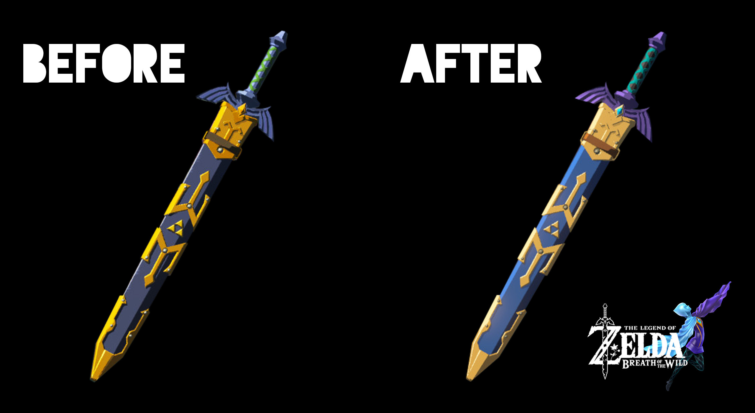 Master Sword with Fi's colors and light glow. Mod for The Legend of ...