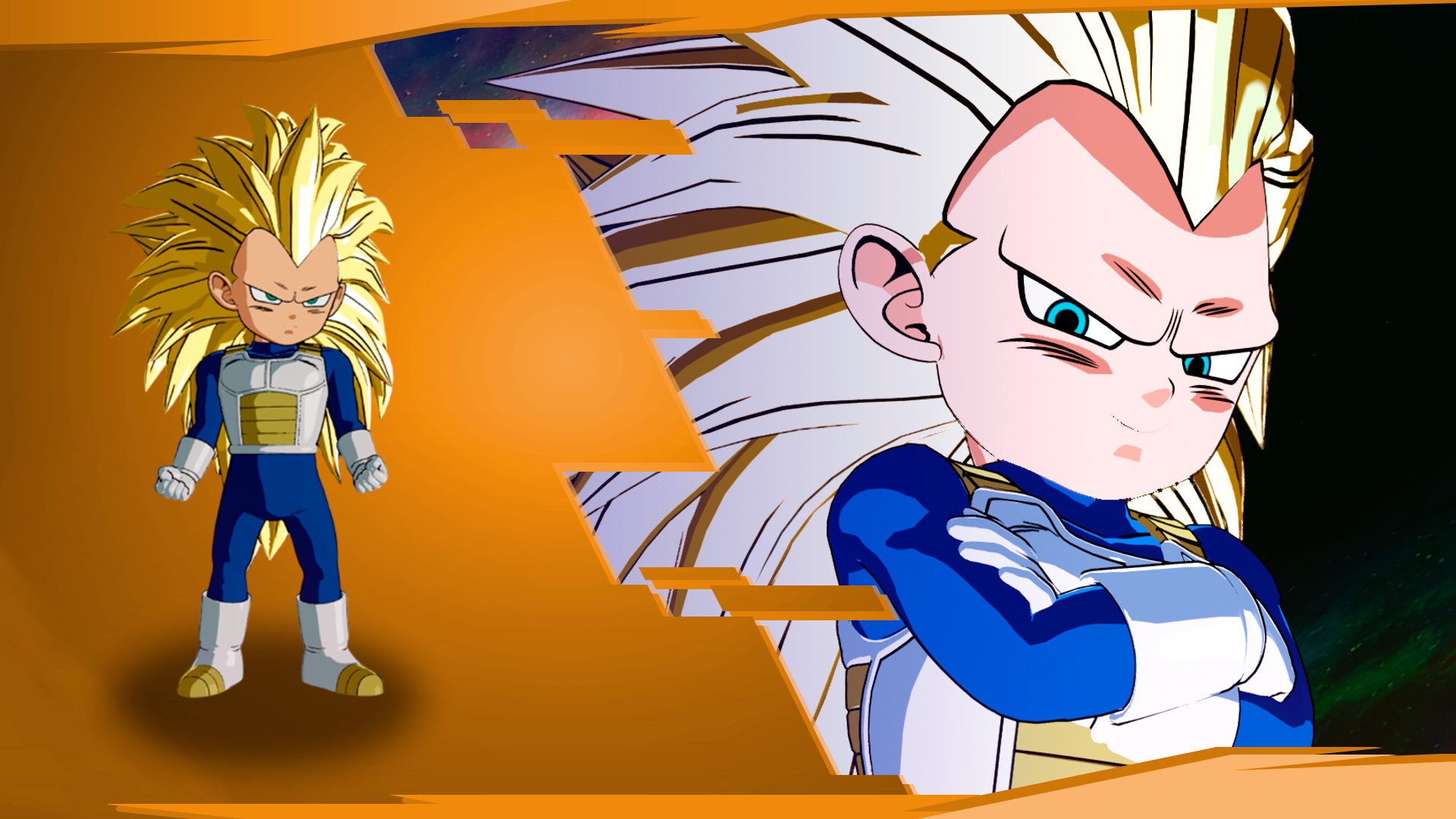 Vegeta SSJ3 (Mini) Classic SSJ3 hair Mod for Dragon Ball: Sparking ...