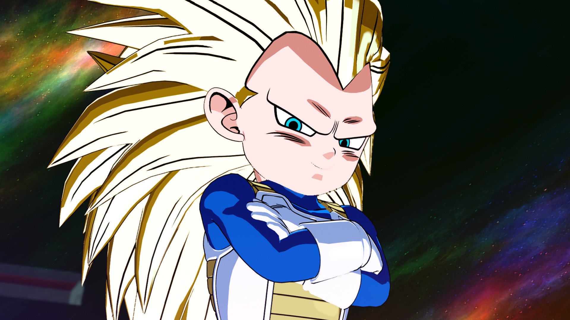 Vegeta SSJ3 (Mini) Classic SSJ3 hair Mod for Dragon Ball: Sparking ...