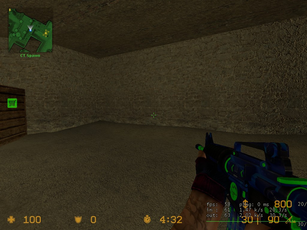Neon_like M4A1 (glow in dark) Mod for Counter-Strike: Source | CS:S Mods