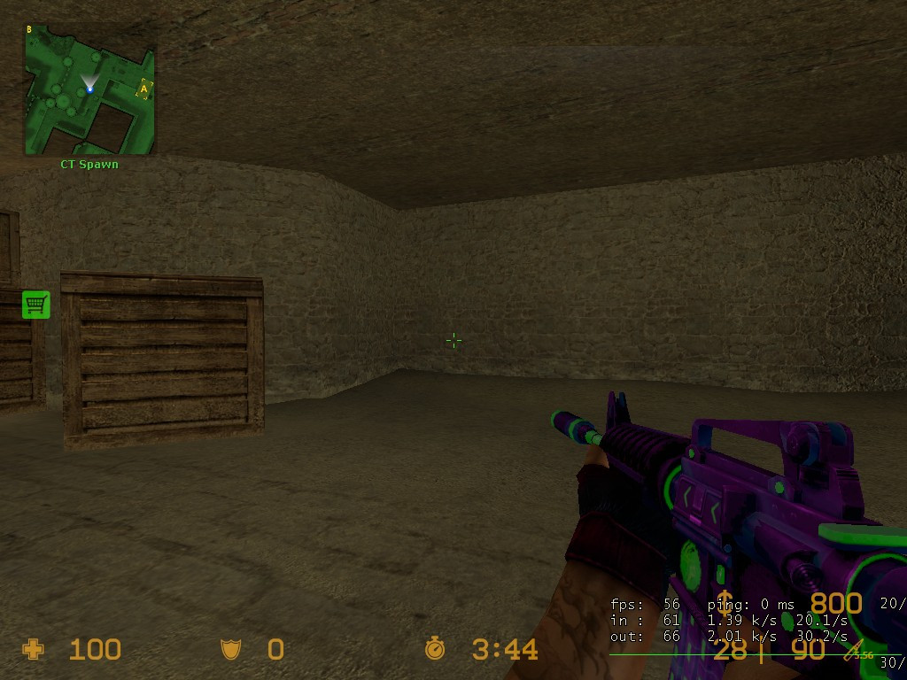 Neon_like M4A1 (glow in dark) Mod for Counter-Strike: Source | CS:S Mods