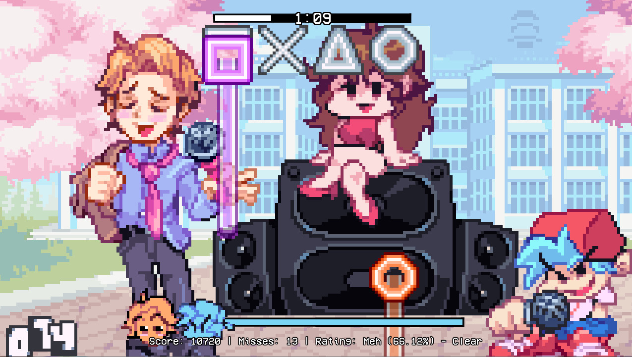 Playstation Pixel Arrows Mod for Friday Night Funkin' | FNF Mods