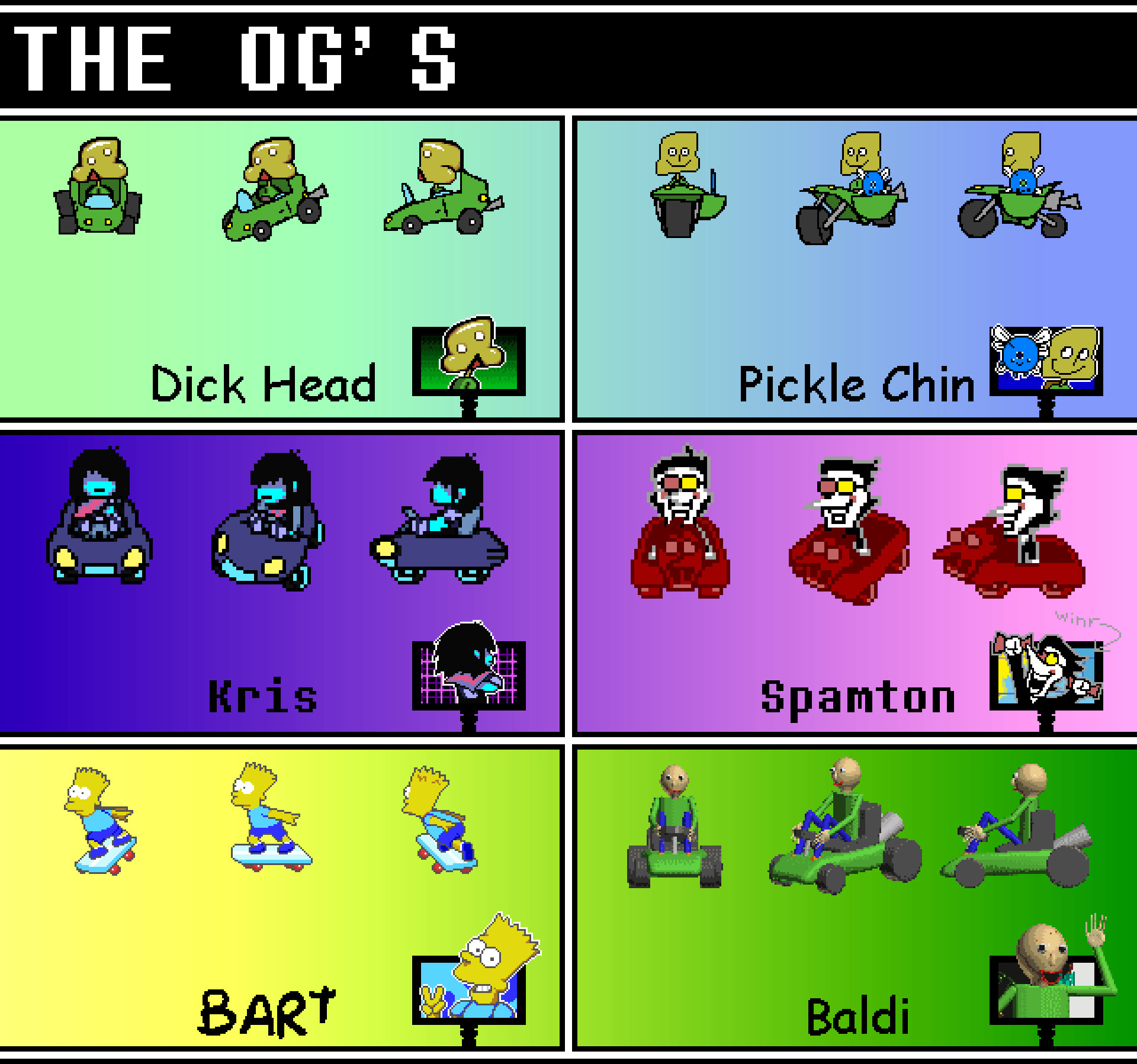 Bmv's Character Pack (V2) Mod for Dr. Robotnik's Ring Racers | DRRR Mods