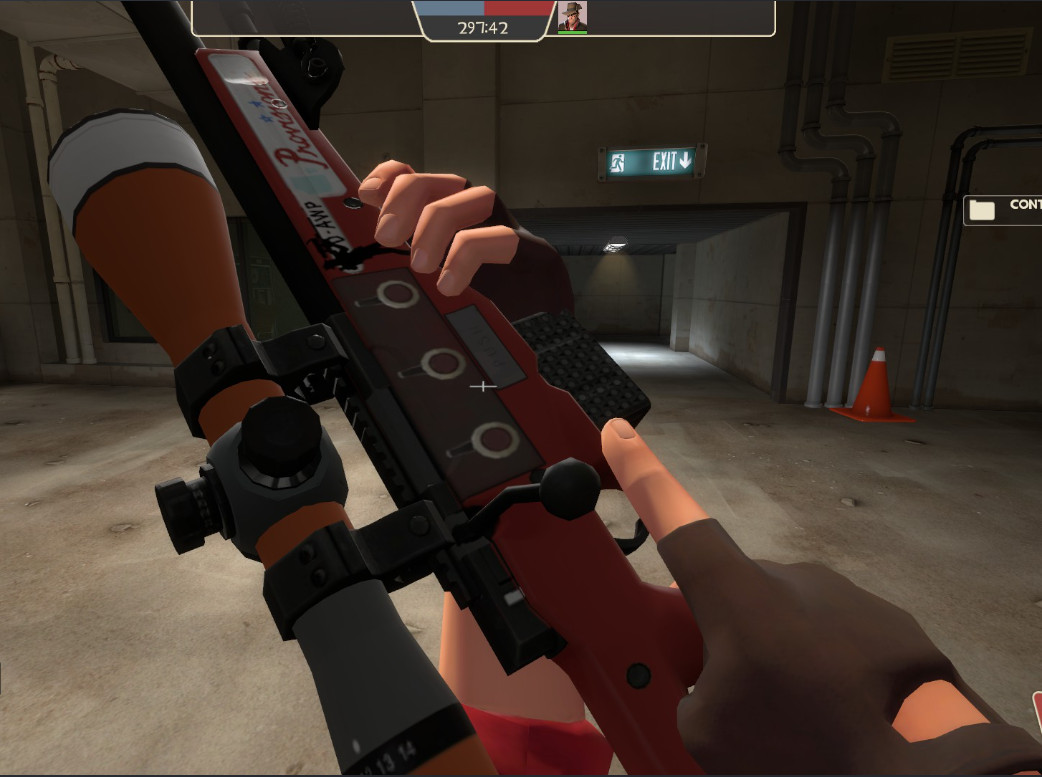 Dispenser Themed AWPer Hand Mod for Team Fortress 2 | TF2 Mods