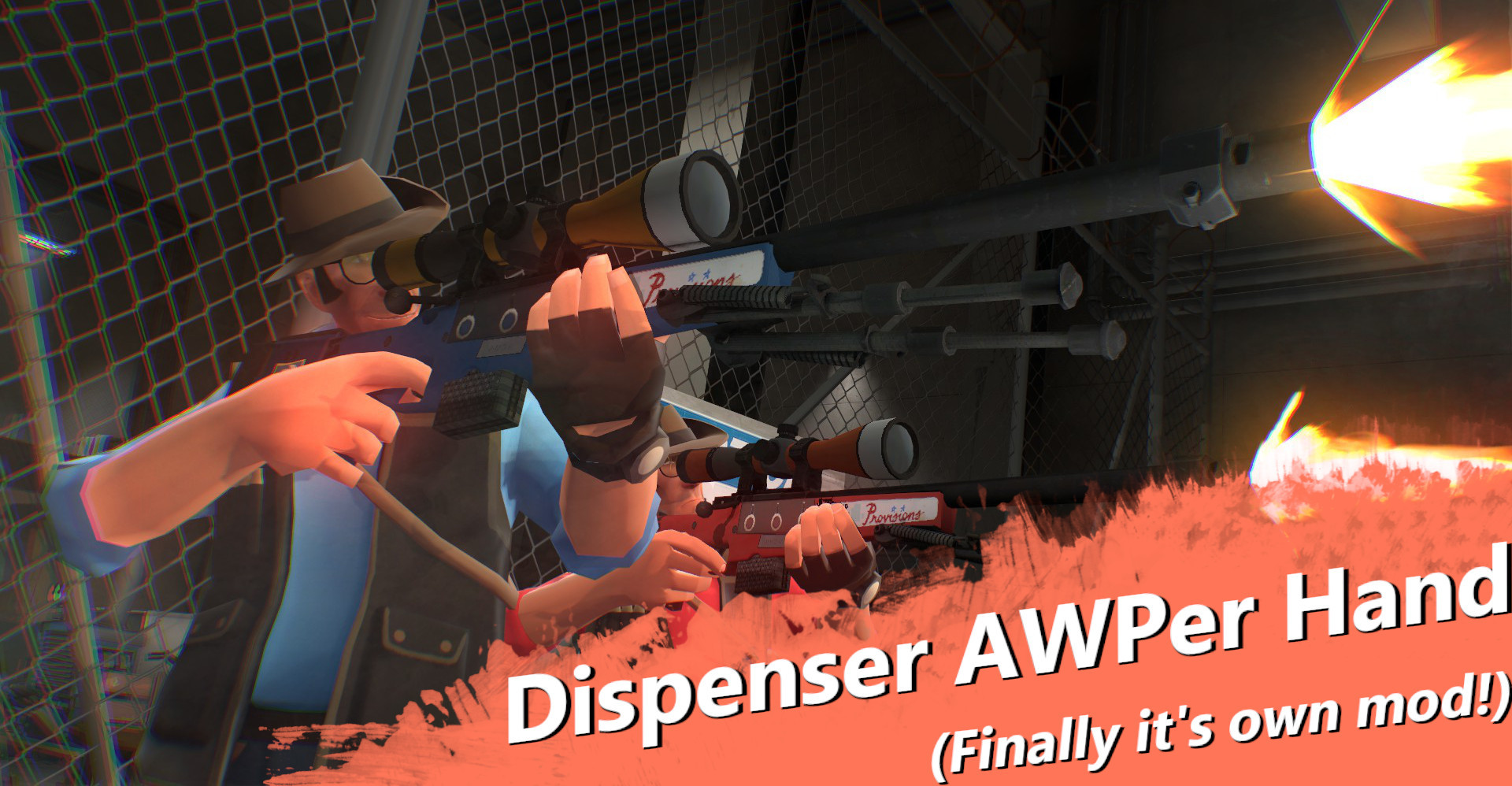 Dispenser Themed AWPer Hand Mod for Team Fortress 2 | TF2 Mods
