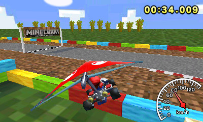 Minecraft track Mod for Mario Kart 7 | MK7 Mods