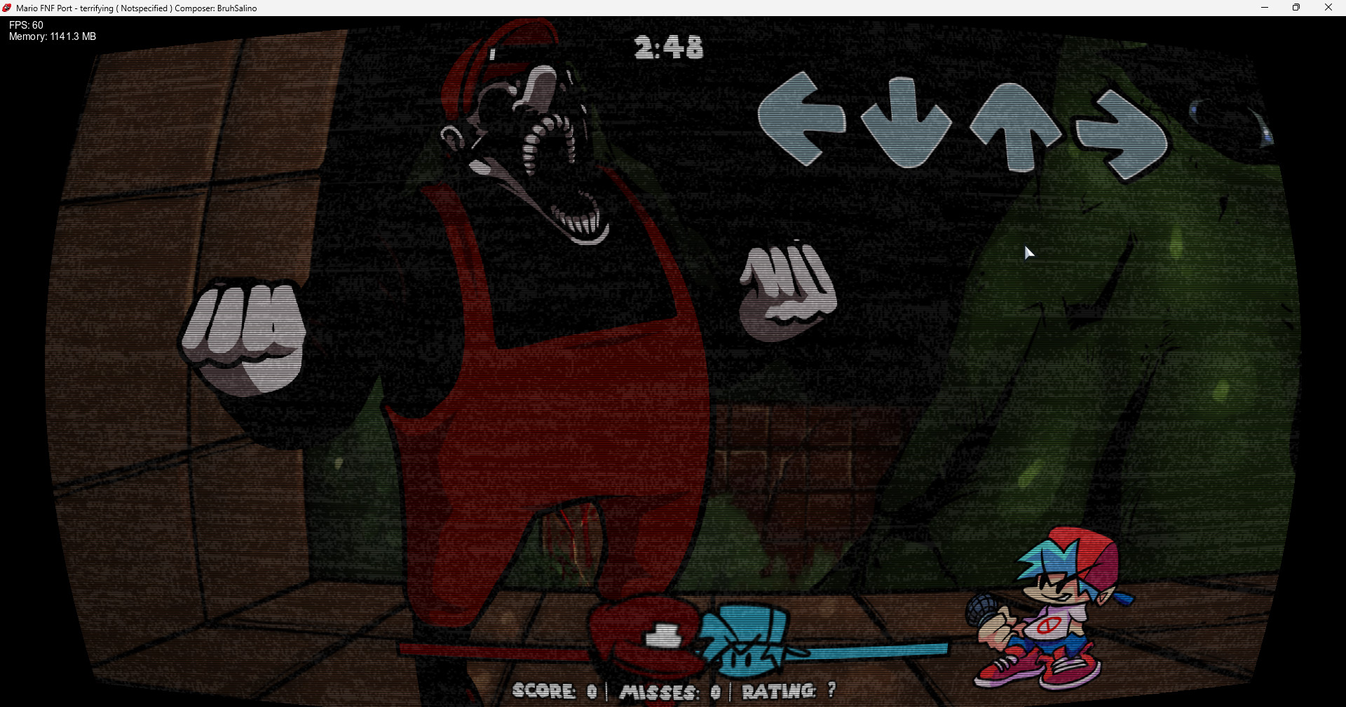 Mario FNF Port V2 Restored Mod for Friday Night Funkin' | FNF Mods