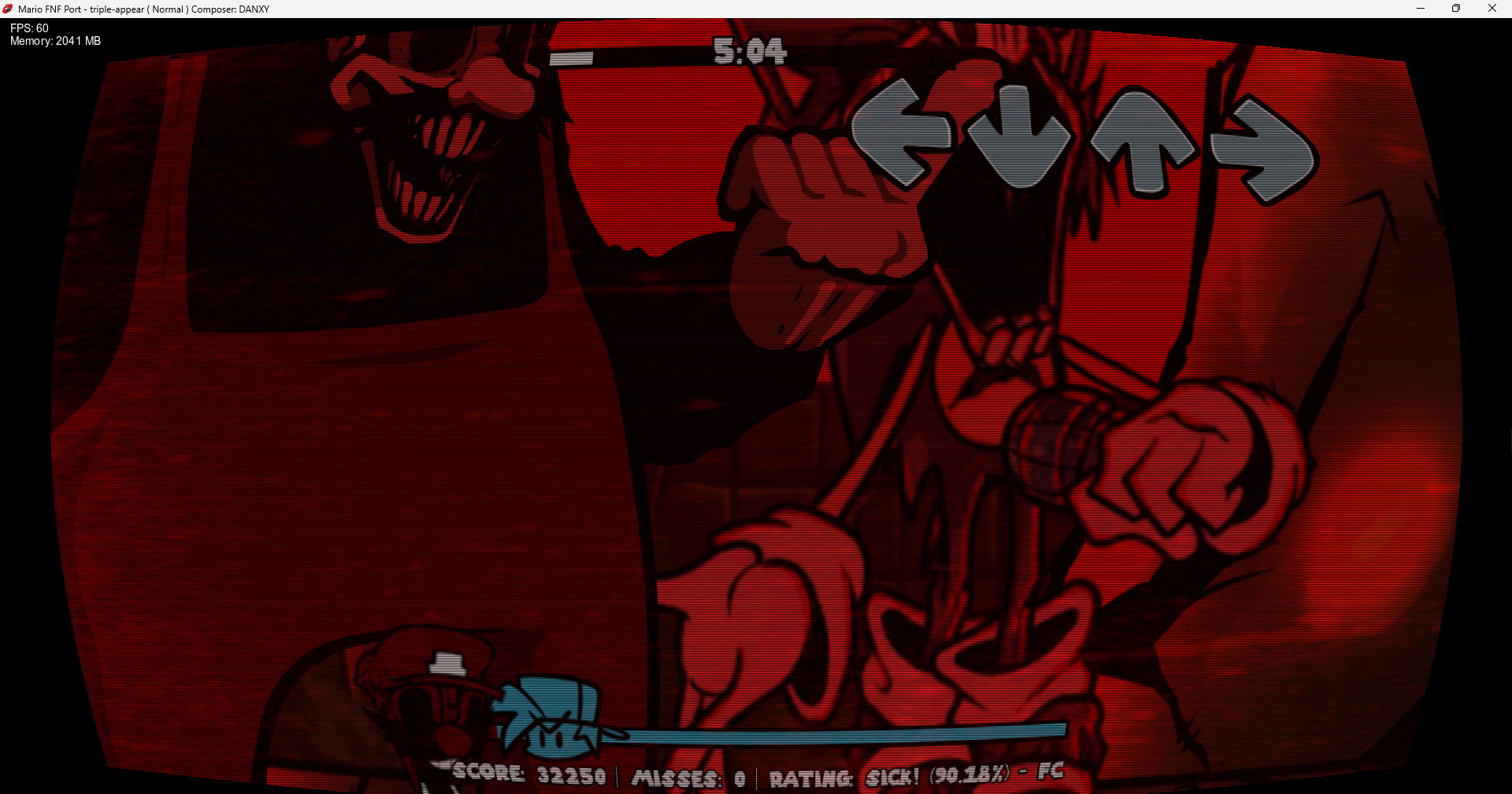 Mario FNF Port V2 Restored Mod for Friday Night Funkin' | FNF Mods