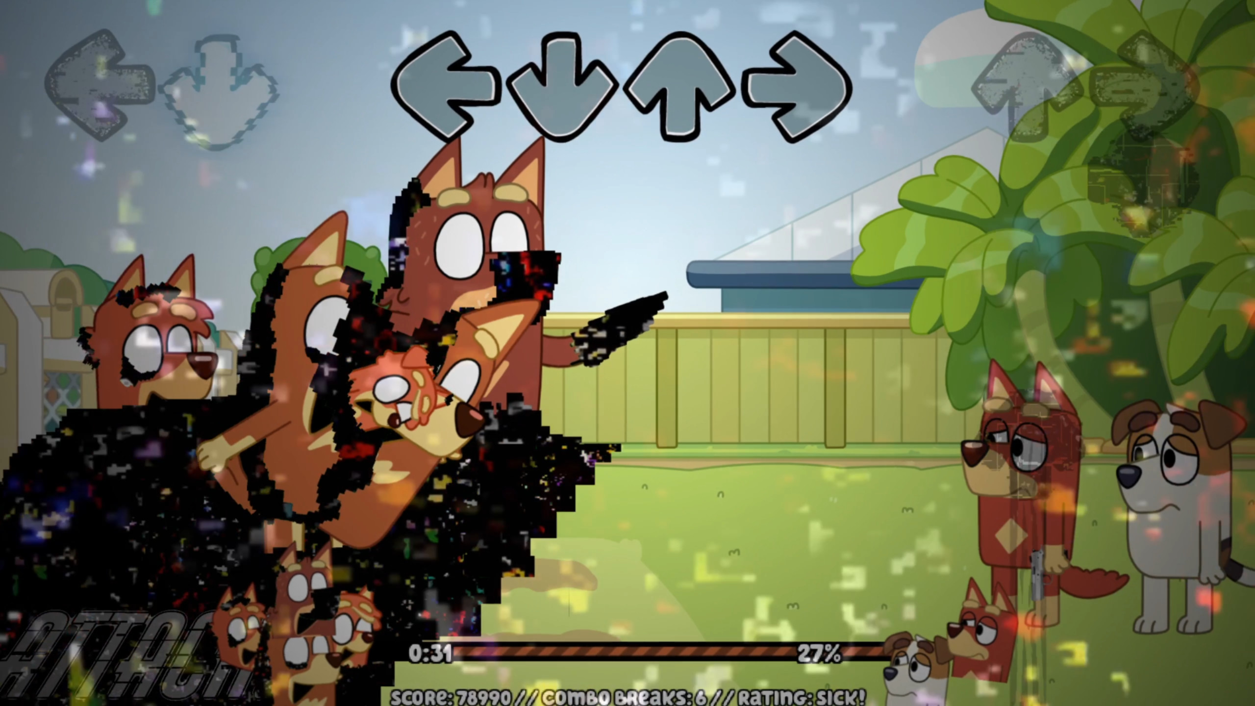 FNF Bluey X DT V1 (Brisbanes last stand) Mod for Friday Night Funkin ...